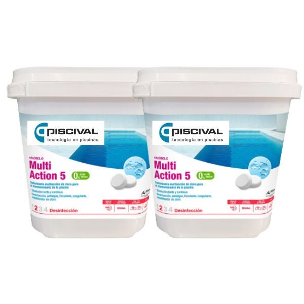 Cloro multiacción en tabletas de 250g CTX-393 (2 botes de 5 kg) | Leroy ...