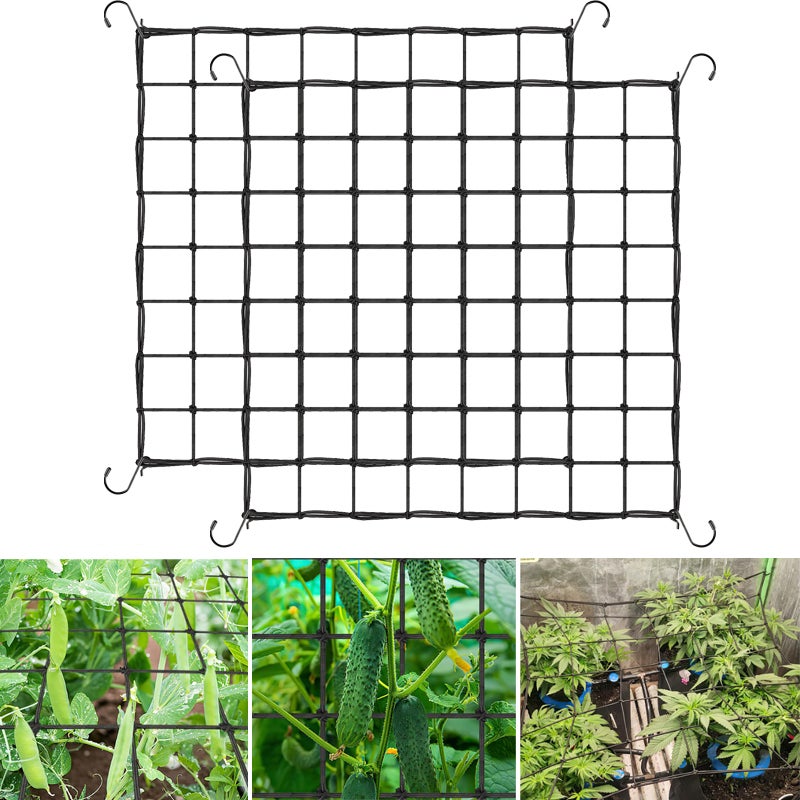 Red de enrejado elástica 80x80cm, 2 piezas, para tienda de cultivo, red ...