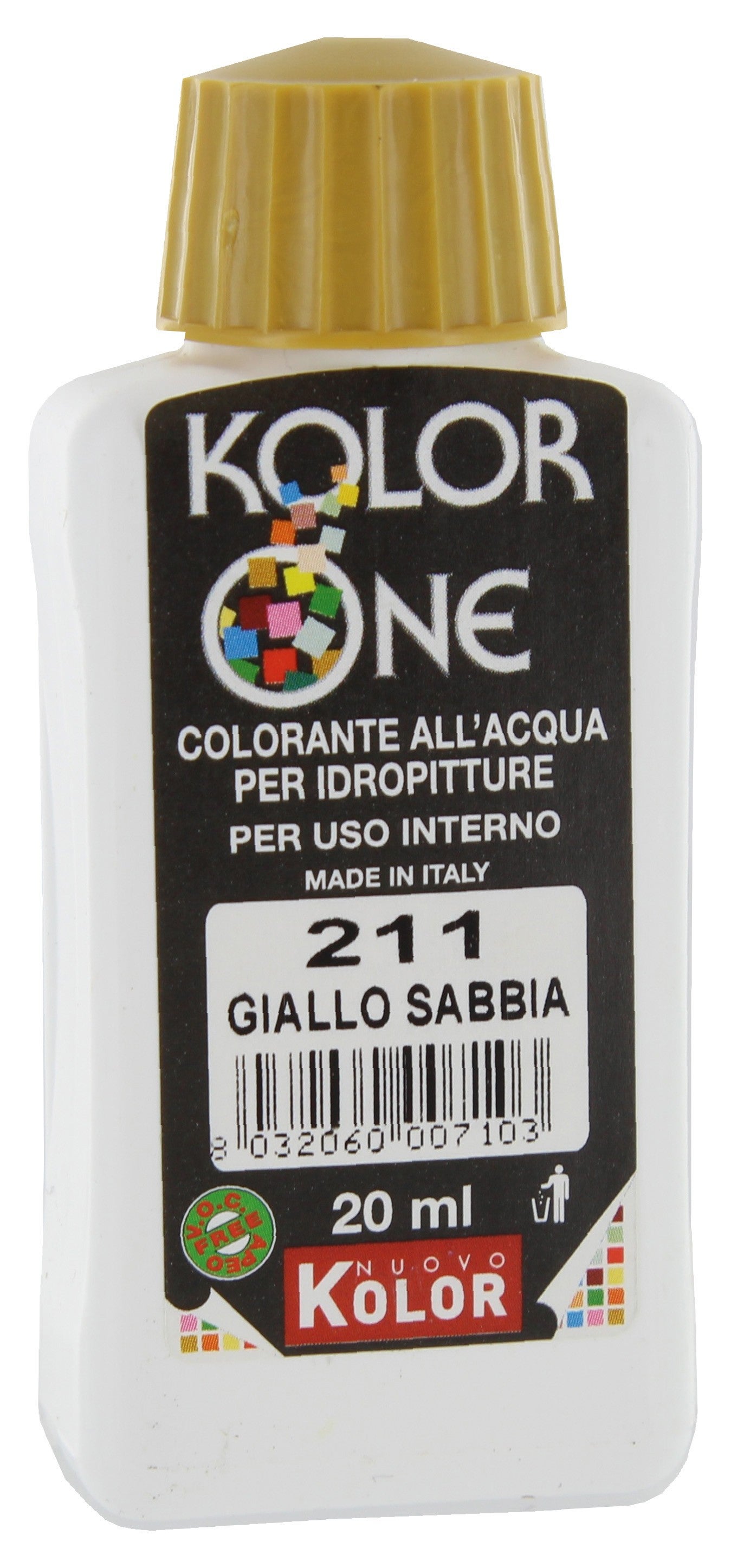 TINTE AL AGUA KOLORONE 211 AMARILLO ARENA 20 ML | Leroy Merlin