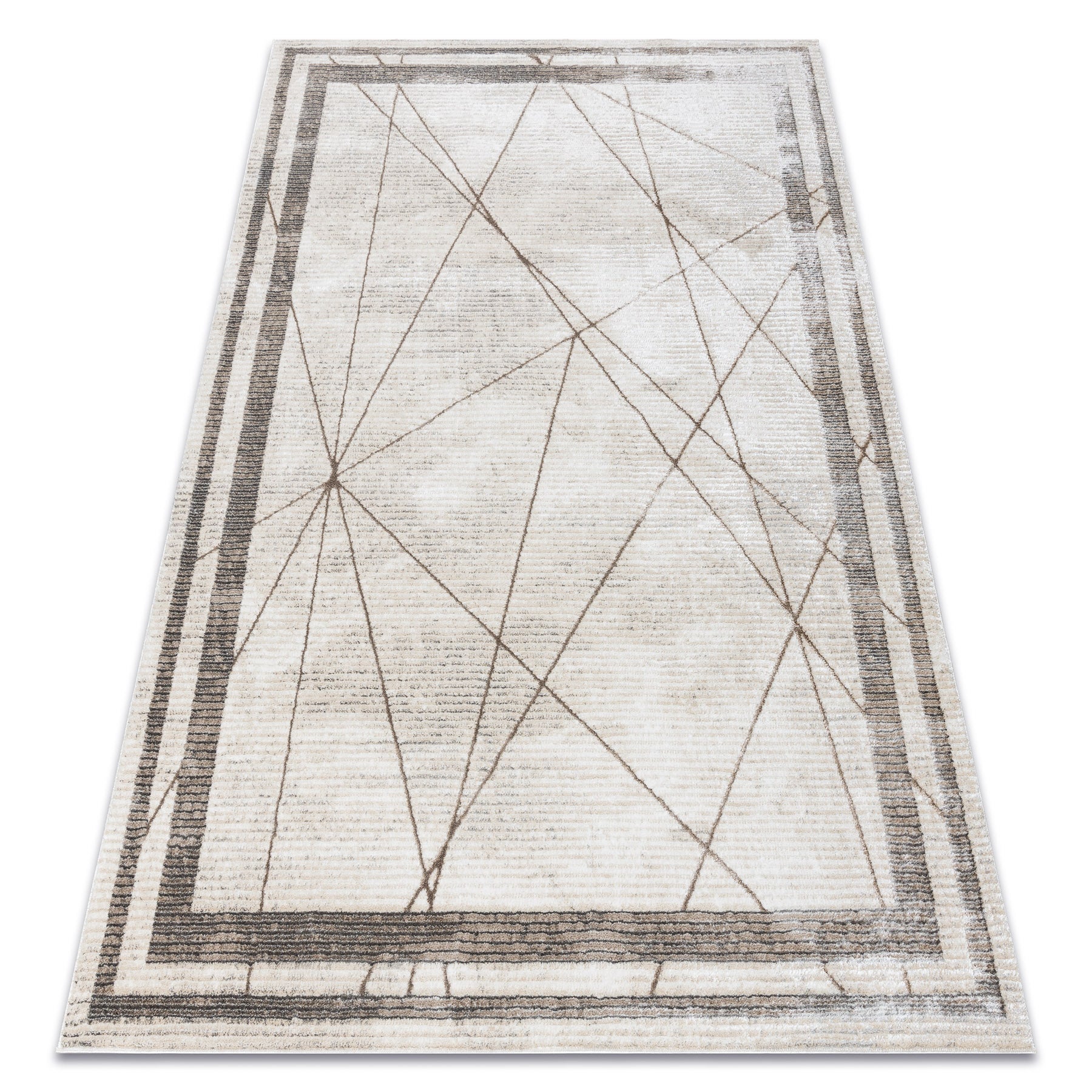 BLISS Z201Z128 alfombra crema / beige - Marco, geometric, moderna ...
