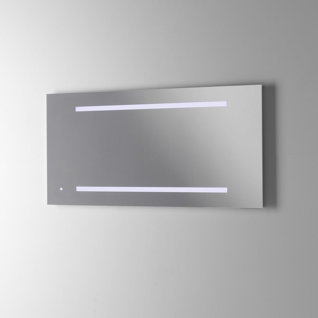 Miroir avec Led LEXIE en verre et abs | Leroy Merlin