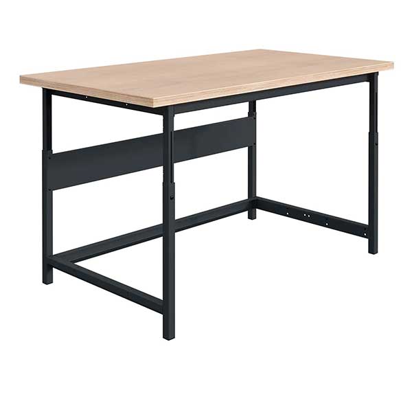 Table de travail réglable en hauteur - 1500x750x764/1044mm - Anthracite ...