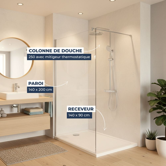 Douche italienne | Leroy Merlin