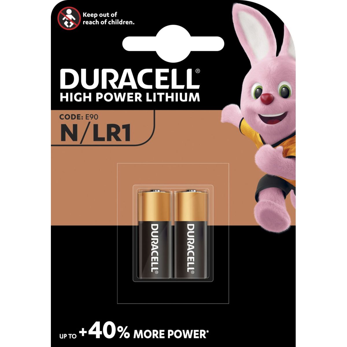 Pile DURACELL Alcaline N/LR1, pack de 2 unités | Leroy Merlin