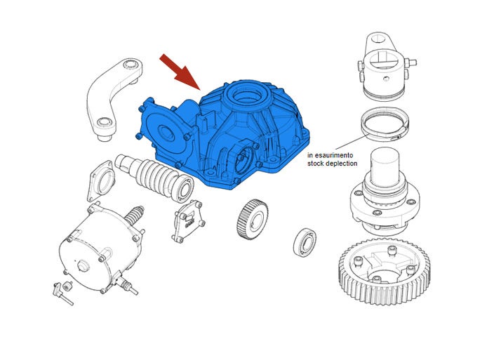 Came pièce détachée caisson motoréducteur frog plus 119ria108 | Leroy ...