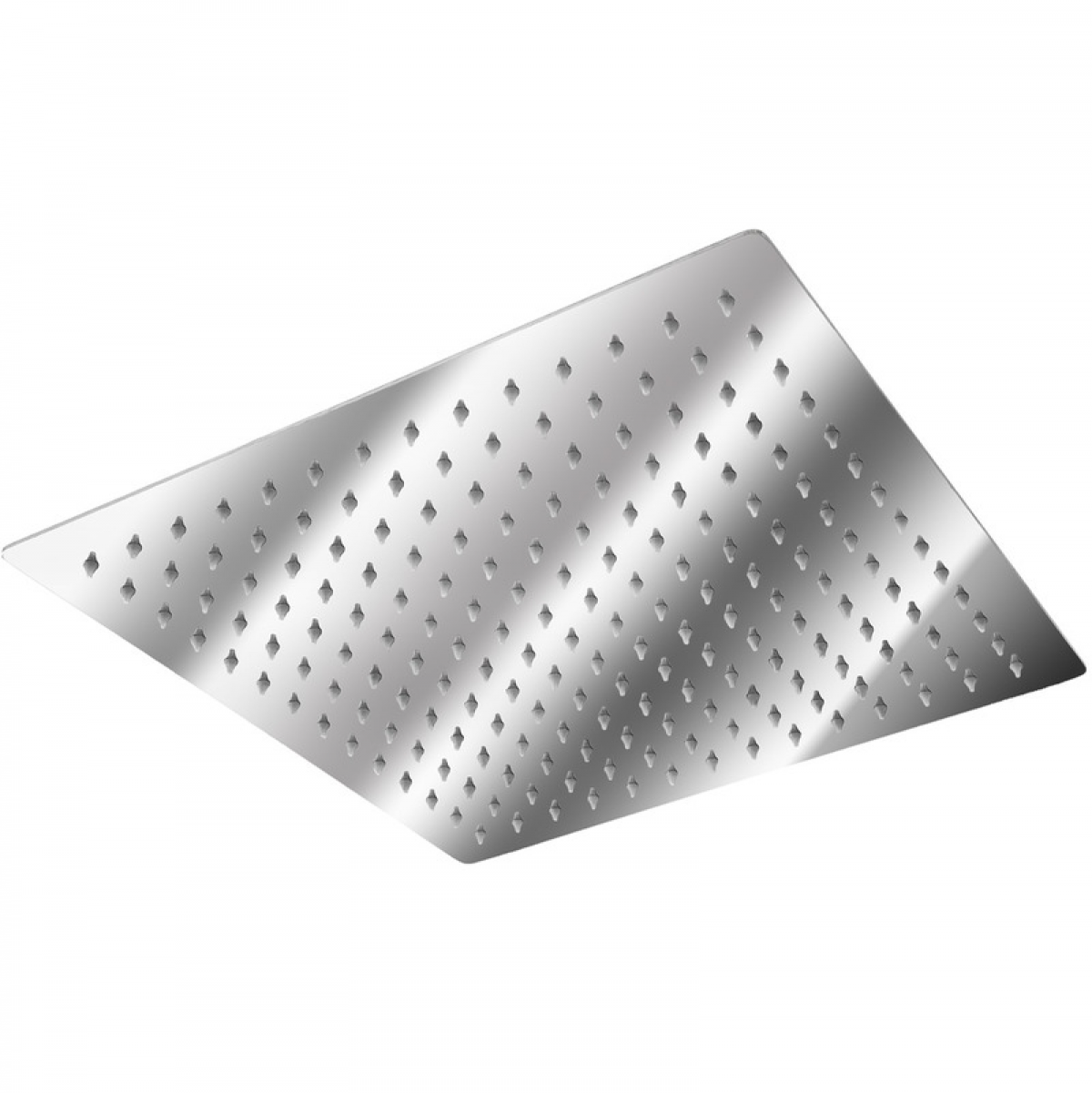 Pommeau de Douche de Tte Carre Effet Pluie Design en Inox 30 cm x 30 cm ...
