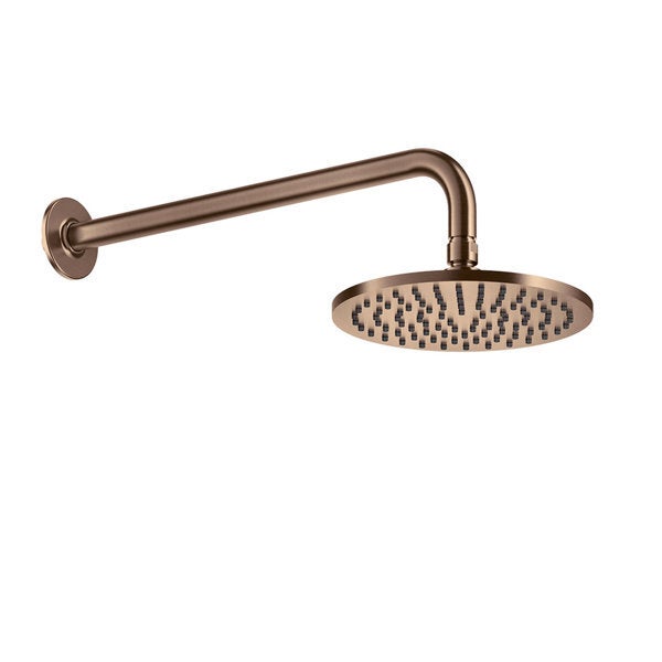 Ducha mural Gessi Inciso anticalcárea D200 mm, con junta y soporte de ...