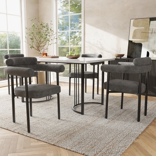 Chaise Salle A Manger Grise