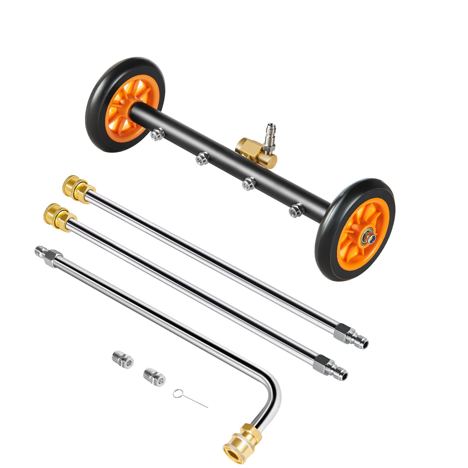 Nettoyeur haute pression pour châssis de SucceBuy 16 po,4 000 PSI max ...