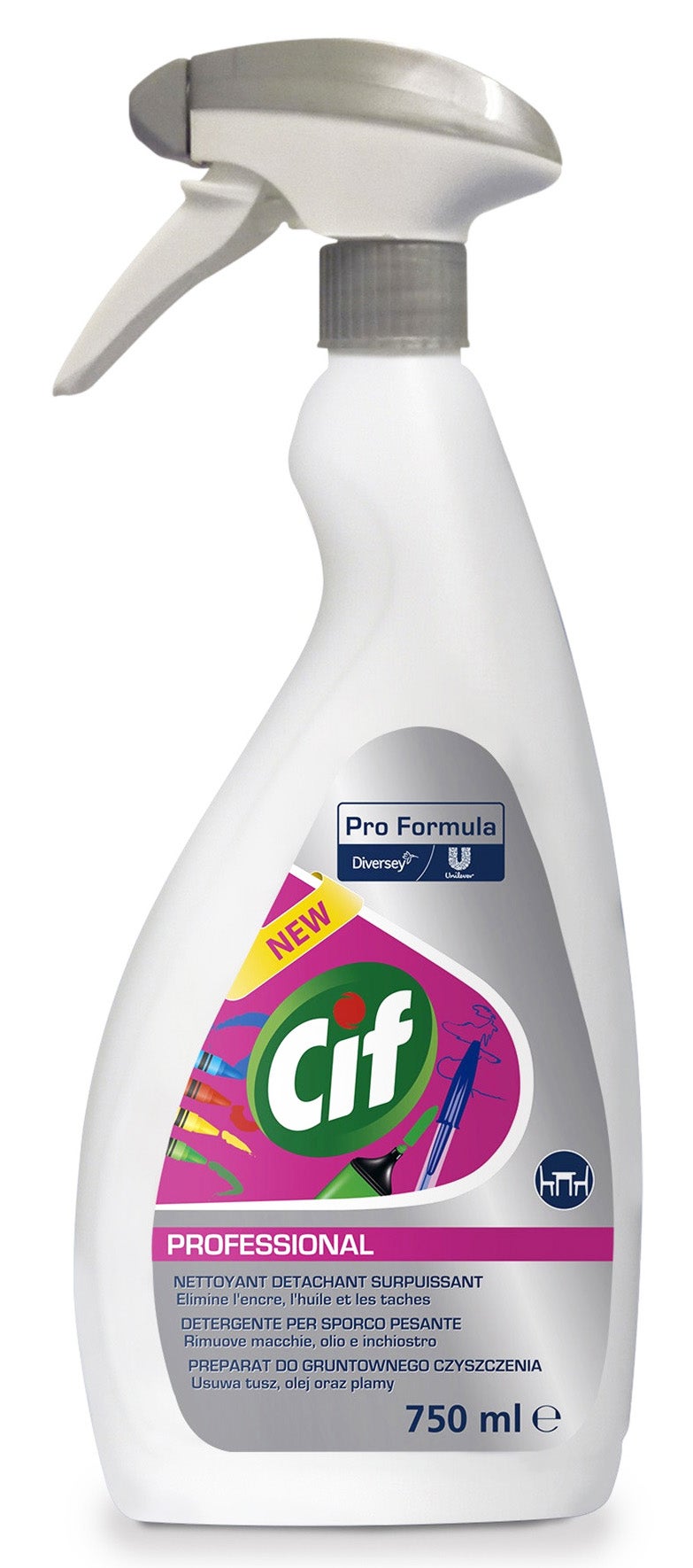 Dégraissant Cif Trigger 750 ml. Inchi/Col professionnel | Leroy Merlin