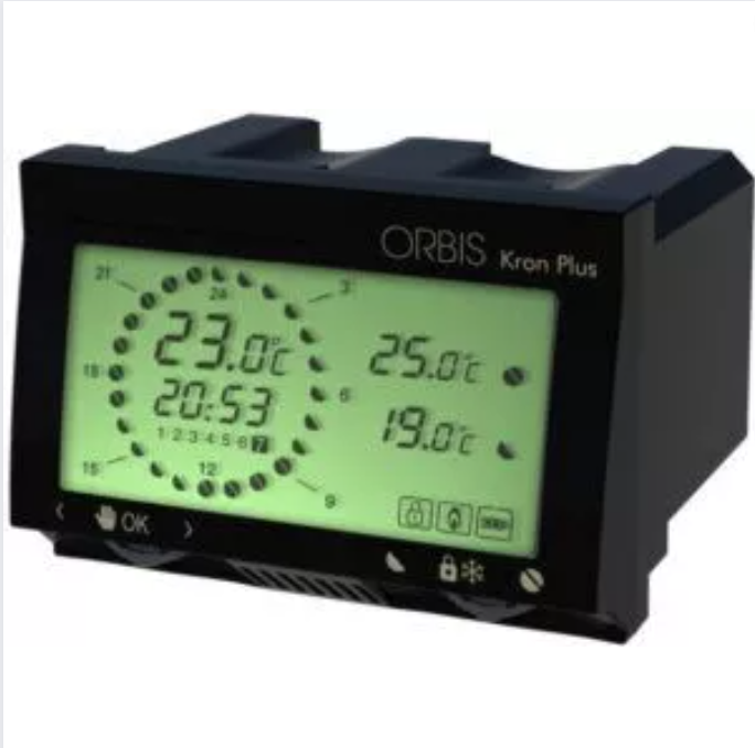 Orbis cronotermostato digitale incasso antracite kron plus ob322510 ...