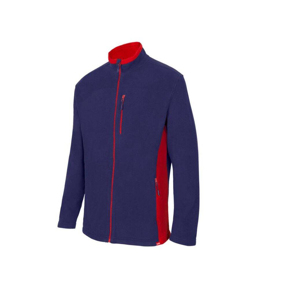 Veste polaire bicolore VELILLA Marine / Rouge L | Leroy Merlin