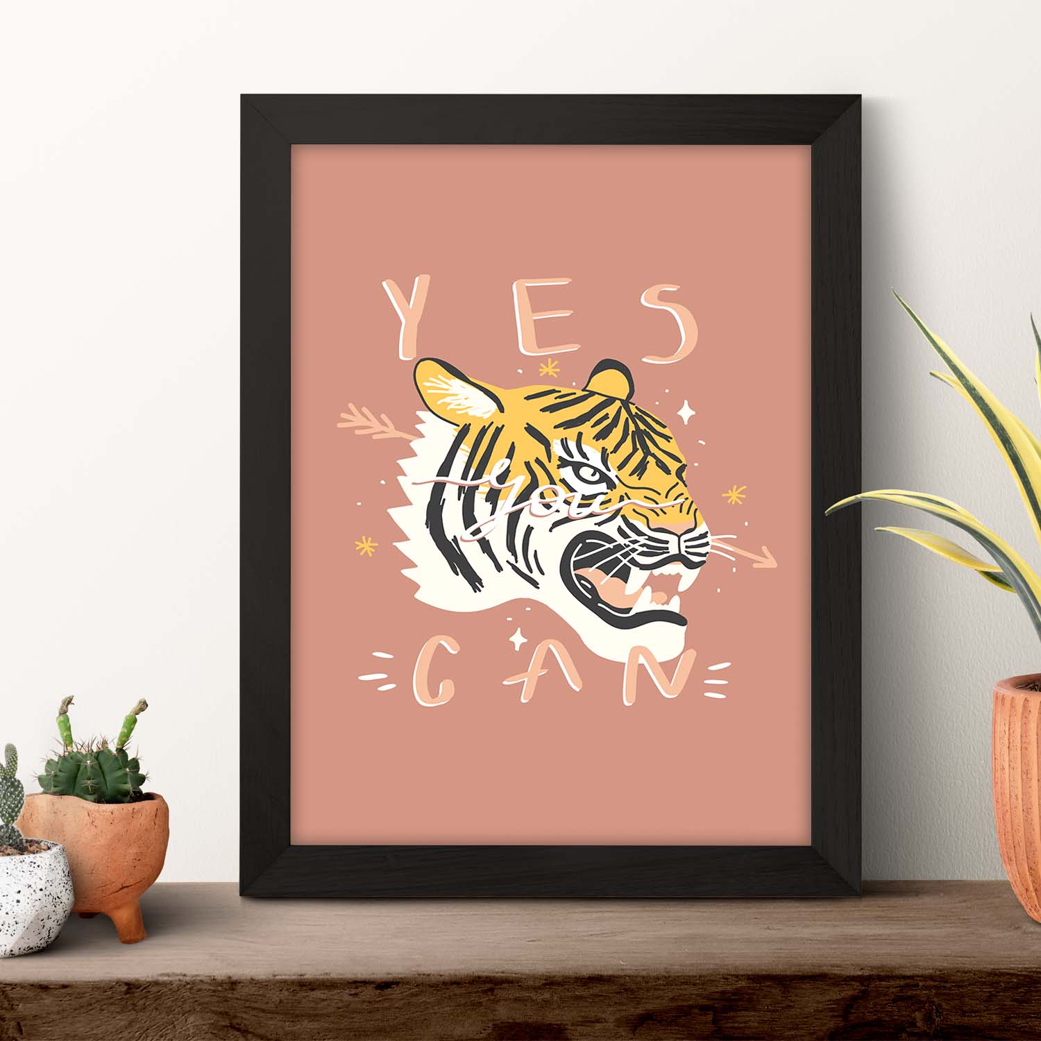 Posters Con Mensajes Felices Ilustrados. Lamina De Decoracion 'yes You ...