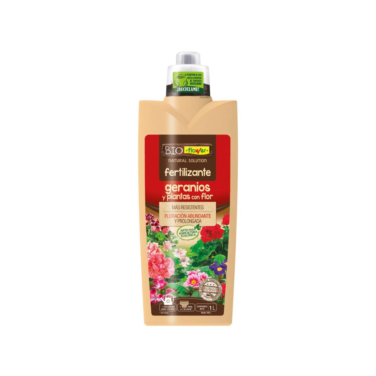 Fertilizante geranios y plantas con flor Bokashi BioFlower 1 | Leroy Merlin