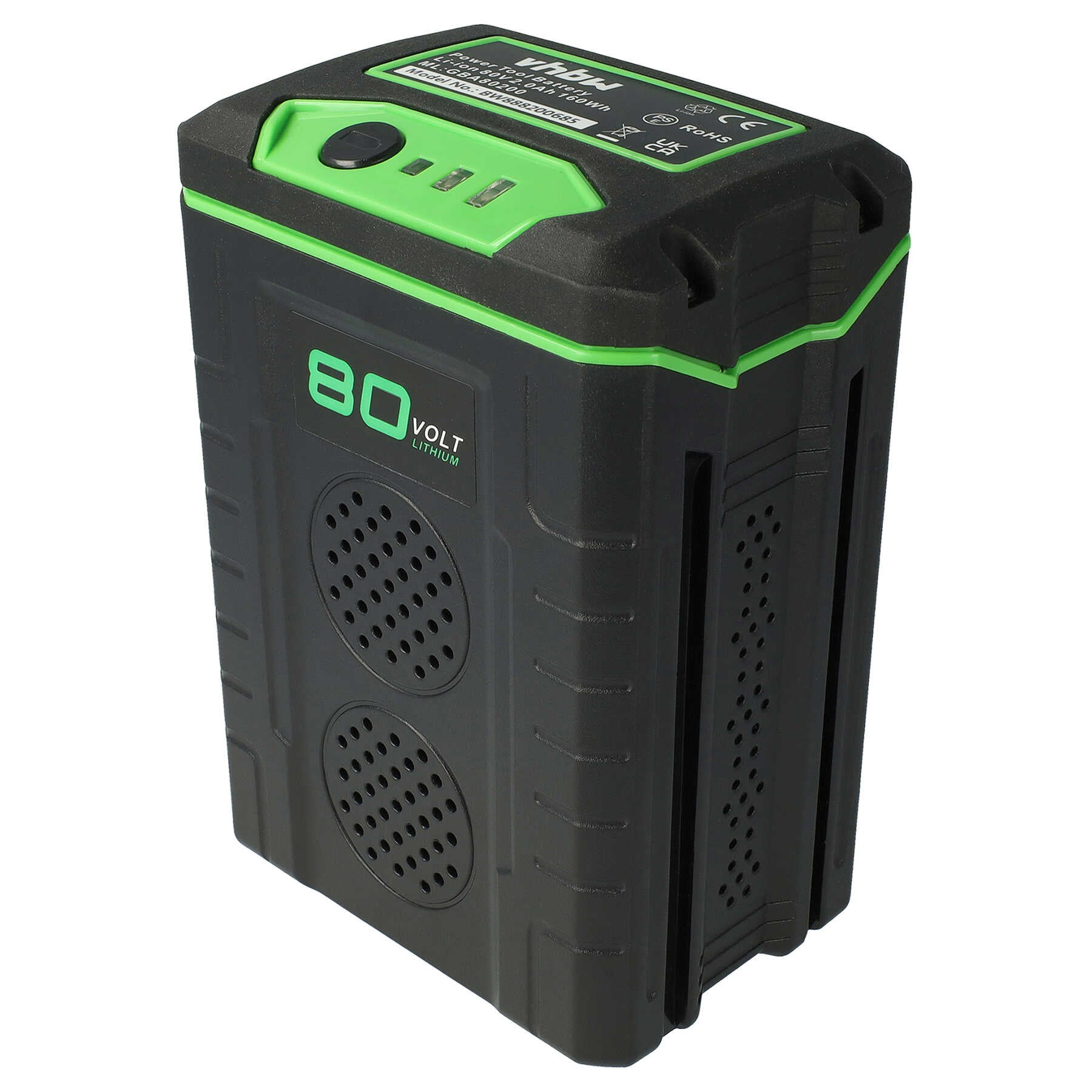 EXTENSILO 1x batteria compatibile con Stiga SC 80 AE, SBC 80 D AE, SHT ...