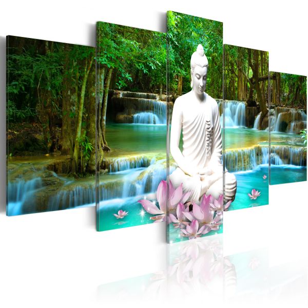 Tableau Zen Zen Waterfall 200x100 cm | Leroy Merlin