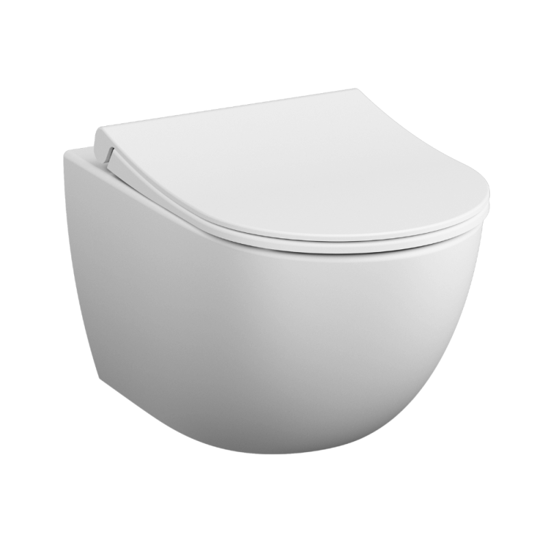 WC suspendu sans bride VITRA Sento blanc + abattant | Leroy Merlin