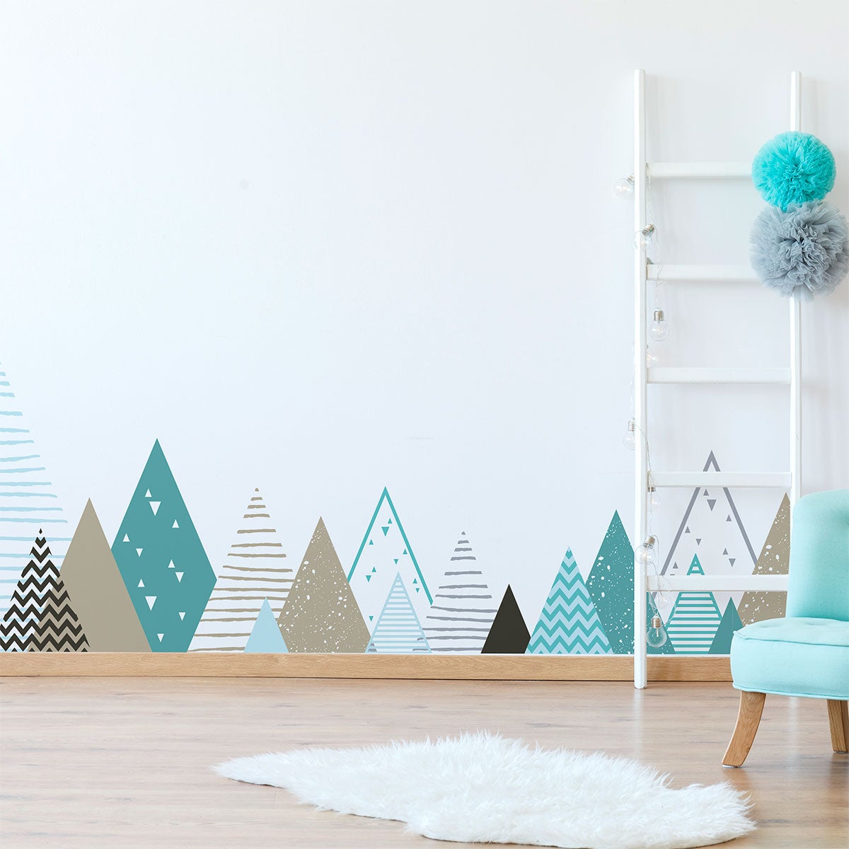 Stickers muraux enfants - Décoration chambre bébé - Autocollant Sticker ...