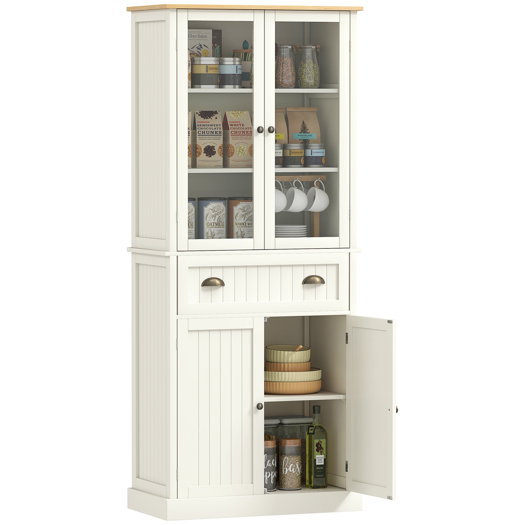 Armoire de cuisine MDF HOMCOM | Leroy Merlin