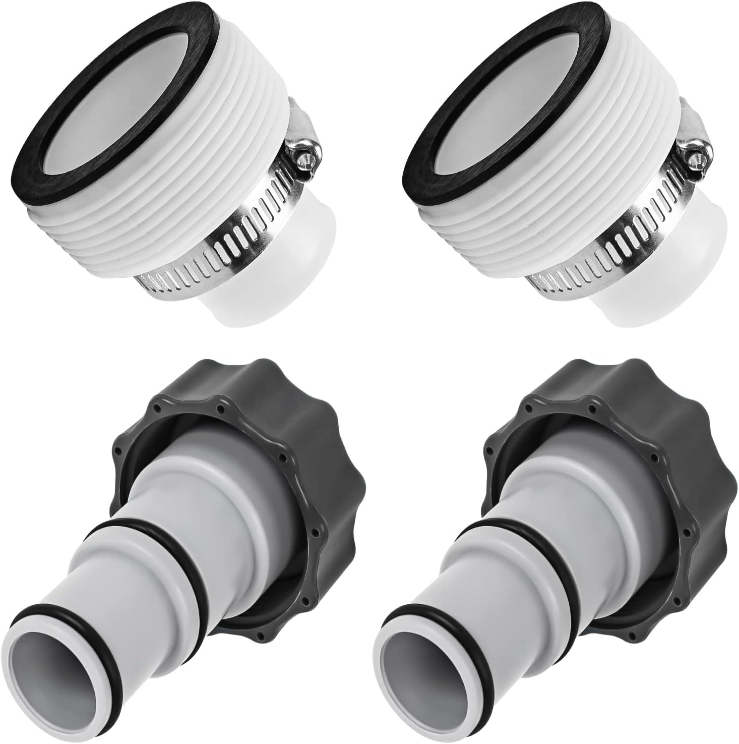 Adaptador tipo A y B para piscinas Intex: conector de manguera ...