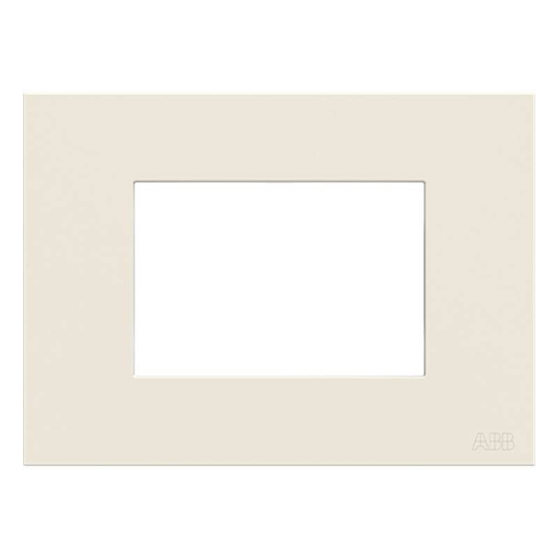 Plaque 3 Modules Abb Zenit Z2373.1 BL Polycarbonate Blanc Z0300BL ...