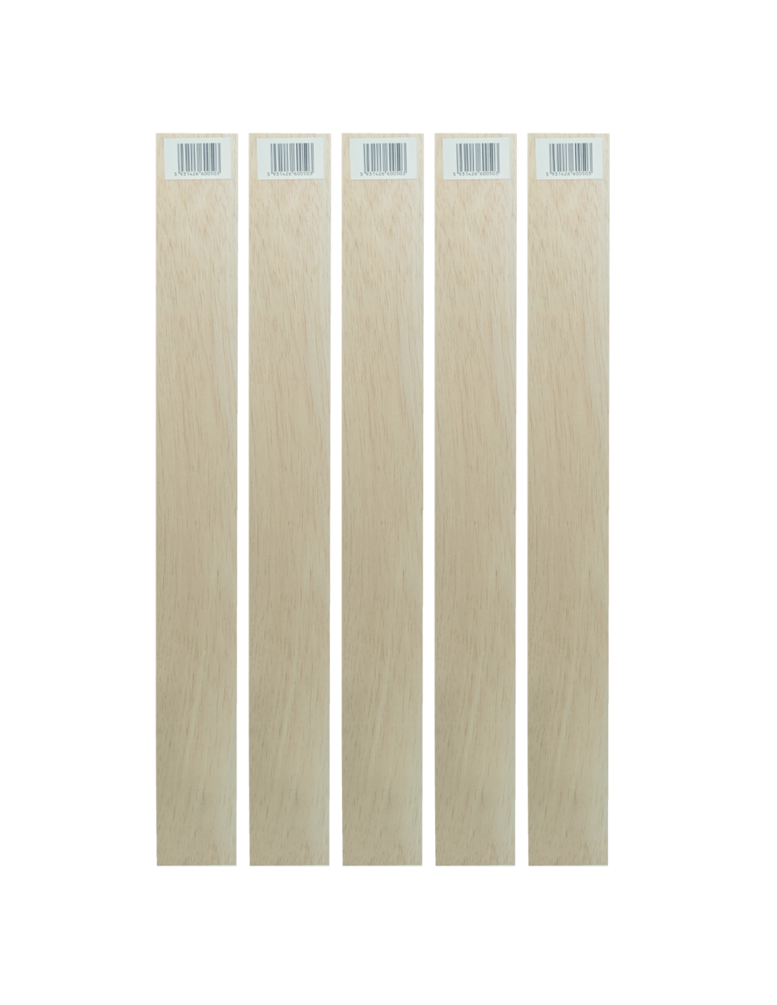 5 Planchas Madera De Balsa Lumberind Ecuador 5X100X1000 Mm | Leroy Merlin
