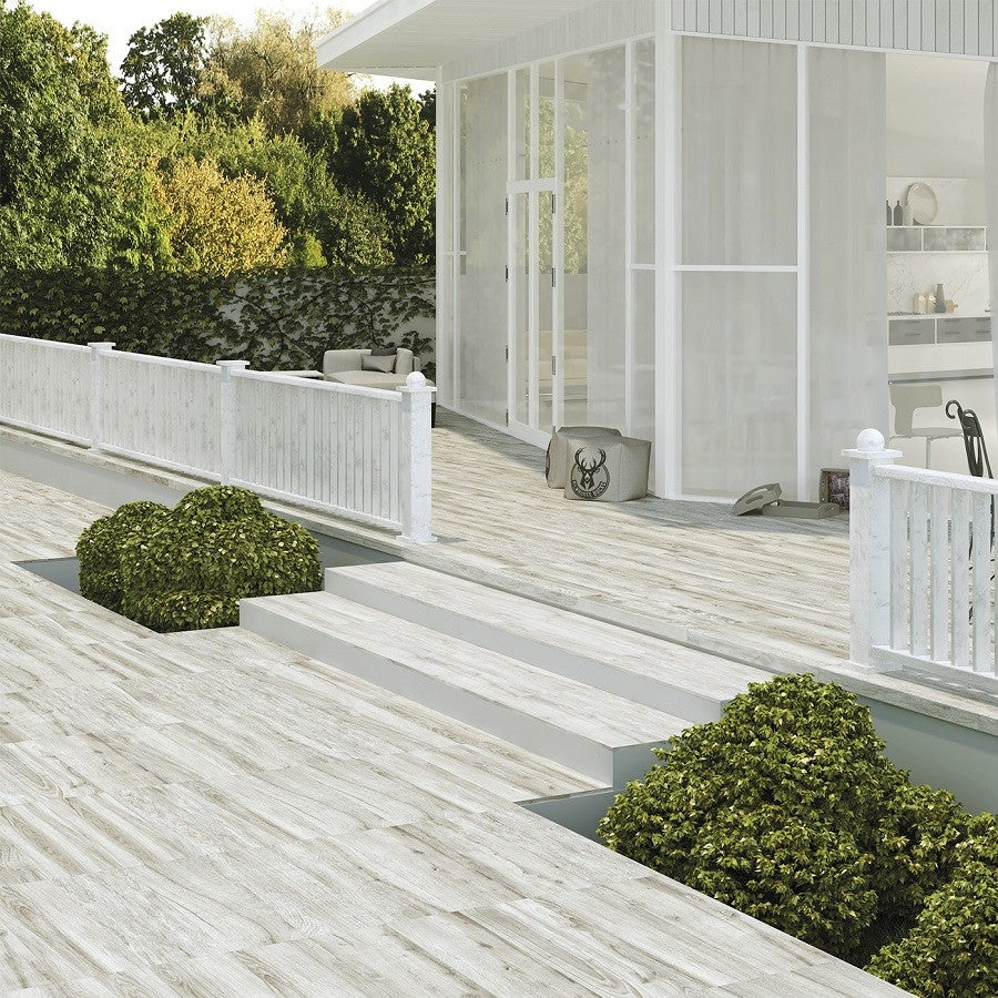 Dalle Sur Plots Flow Light 29.5x120x2 Cm Effet Bois Antidérapant R11 ...