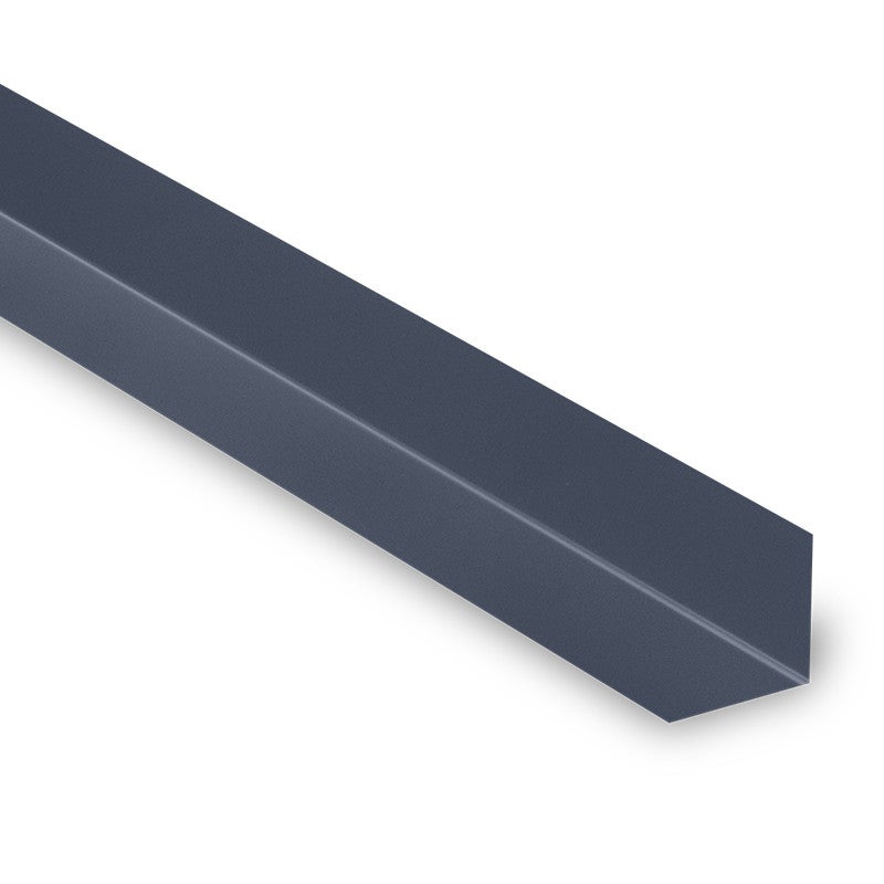 Cornière 80x80 angle rentrant 90° acier laqué 2100 mm | Bleu Ardoise ...