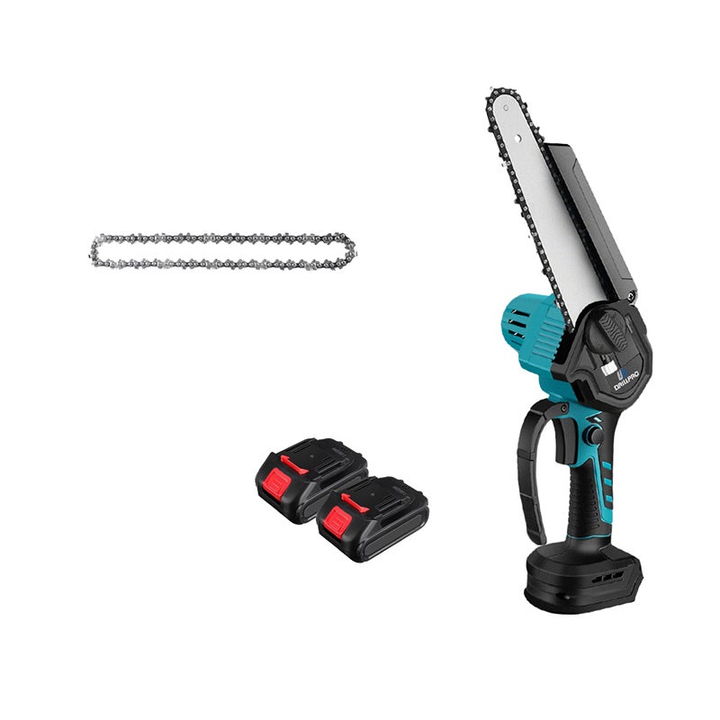 Mini Tronçonneuse sur batterie 8" Brushless - 2 batteries - 2 chaînes ...