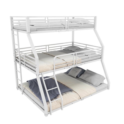 Cama litera triple 90 x 200 cm, estructura metálica, cama de hierro ...