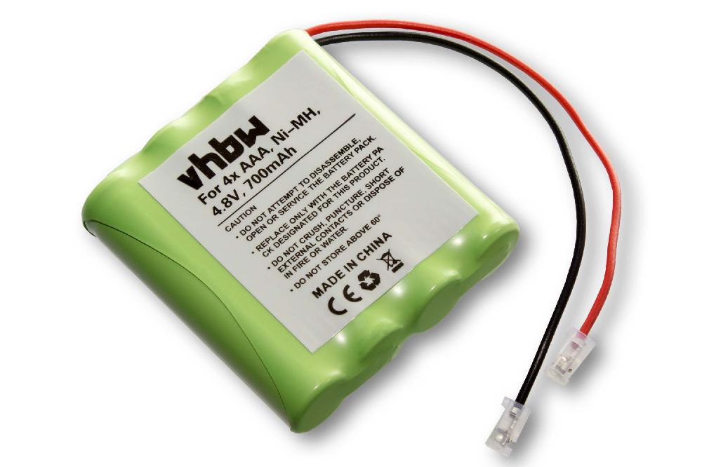 Vhbw Batería (pack de 4x AAA Micro) para diversos dispositivos (700 mAh ...