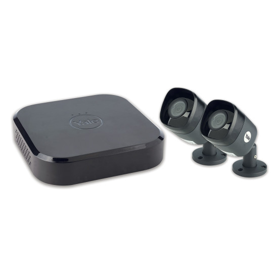 Kit de vidéosurveillance connecté 1080p - 2 caméras bullet - yale smart ...