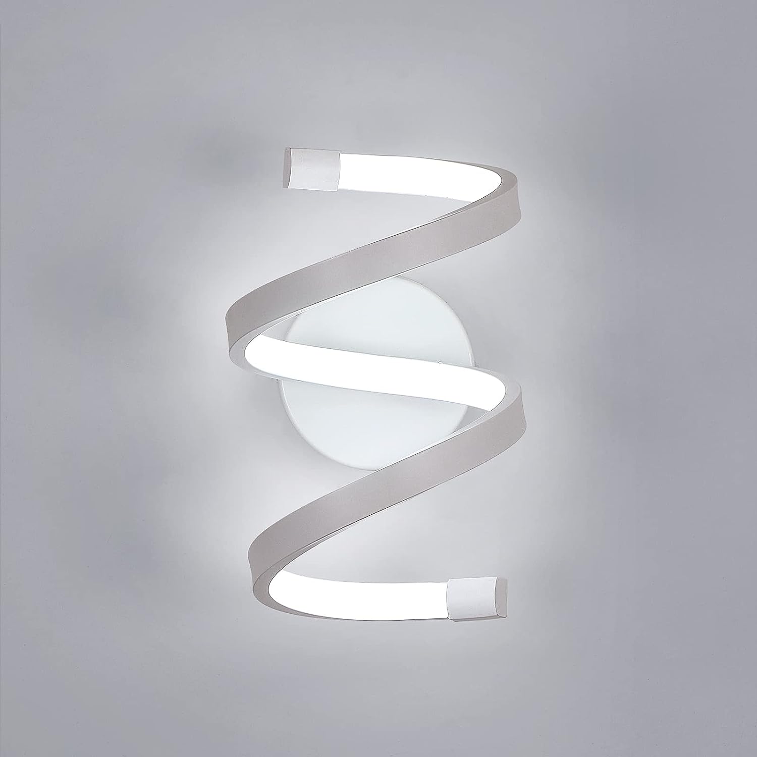 Moderna applique a LED - bianca - 21,5*14*19 cm - alluminio - 19 W ...