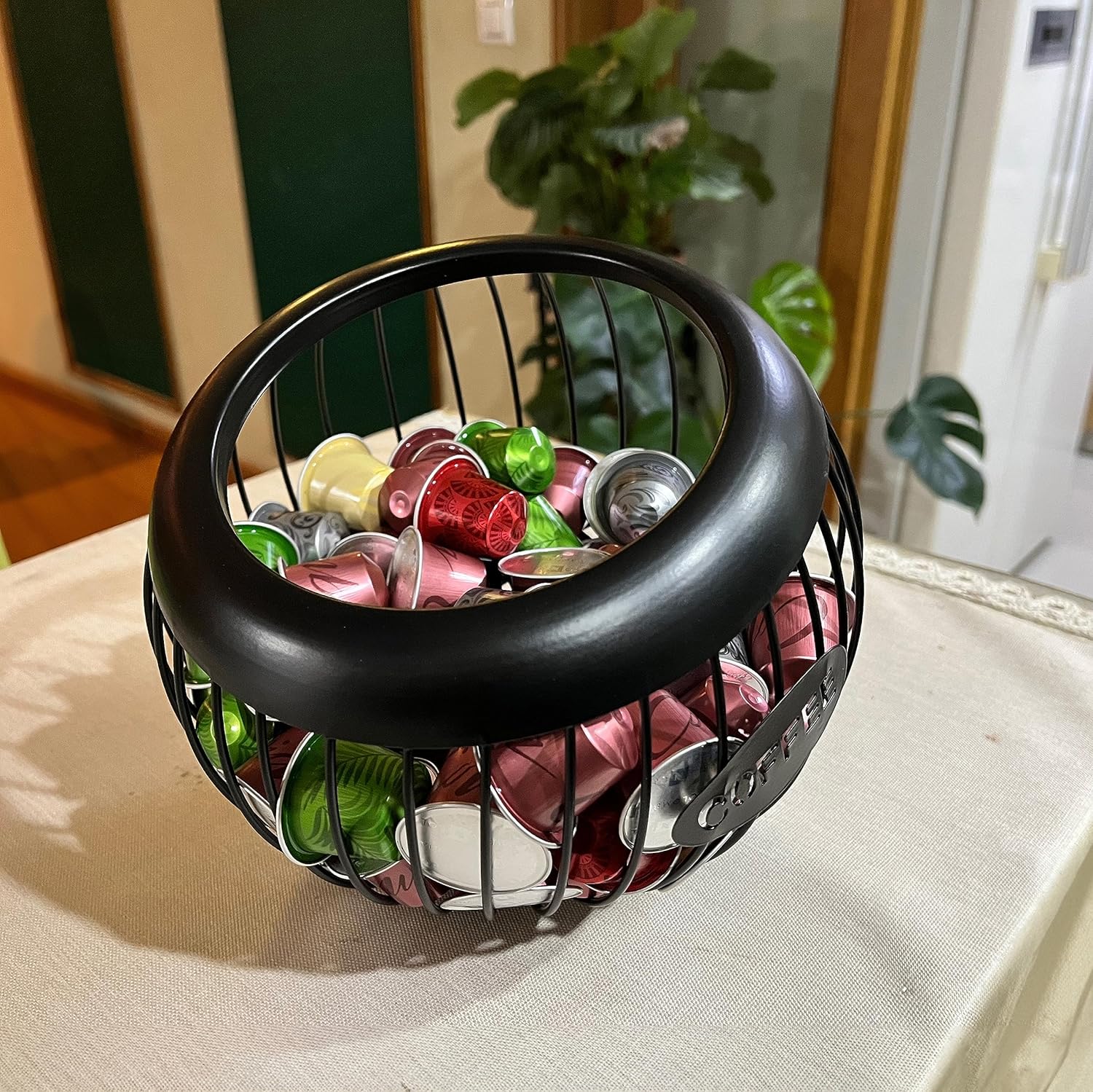 Coffee Pod Holder, Cup Holders for Counter,Coffee Bar Accessories ...