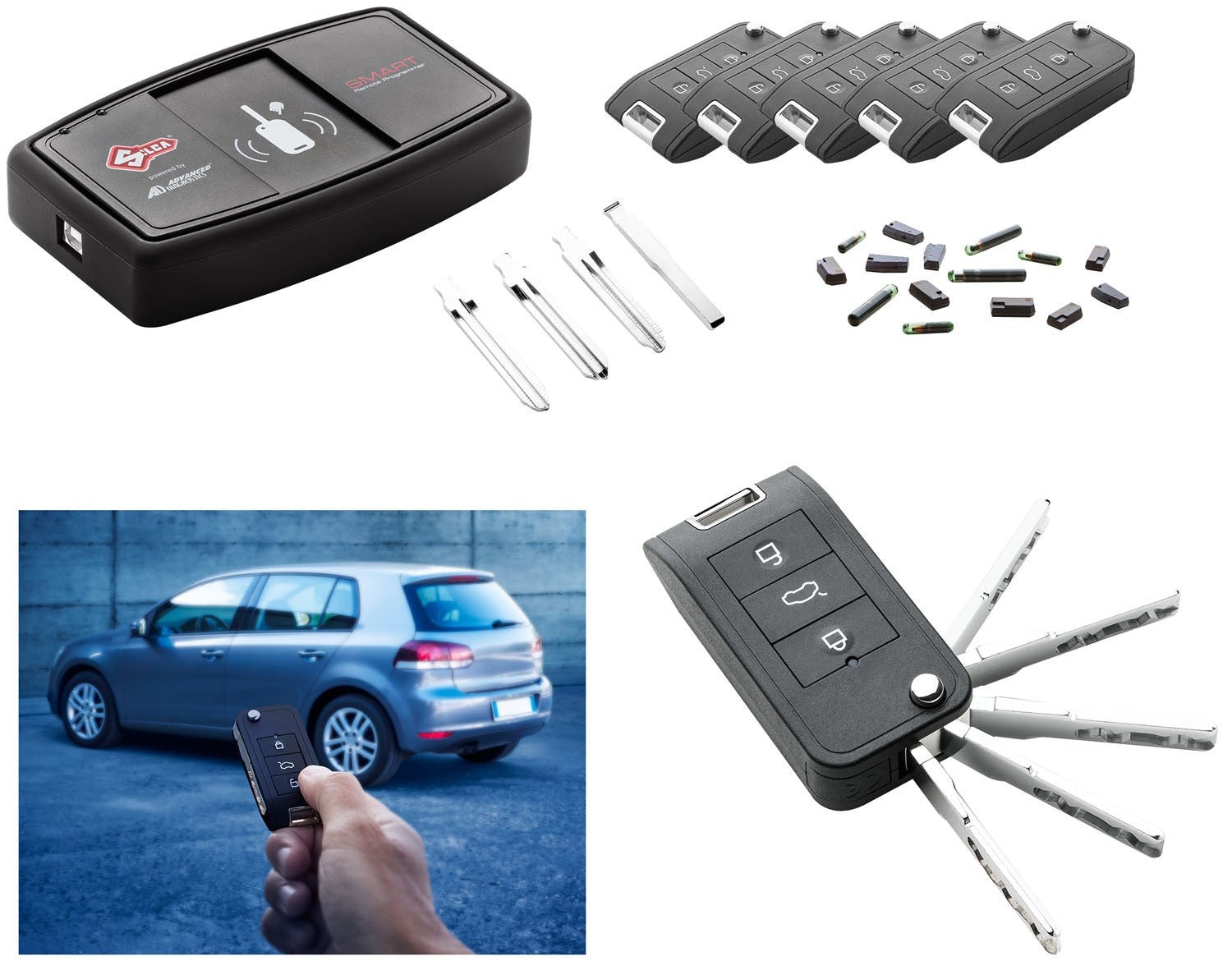 Kit de radiocommande Silca pour voitures D749040ZB | Leroy Merlin