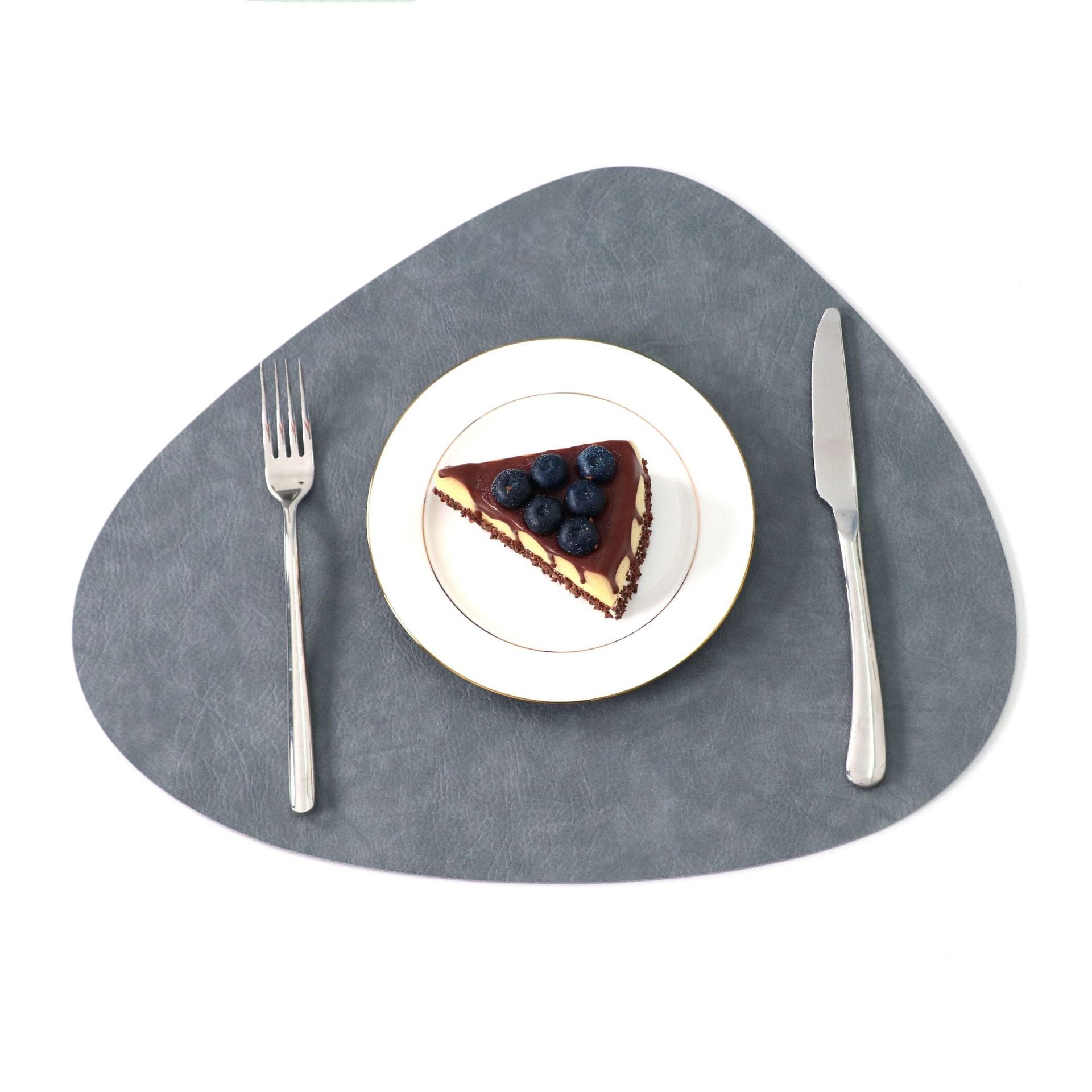 Sets de table et dessous de verre en simili cuir, lavables, double face ...