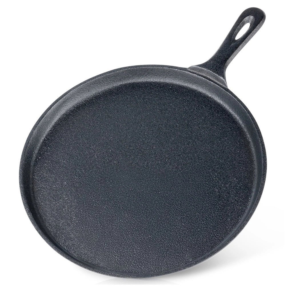 Poêle a crêpe crêpière en fonte 26 cm | Leroy Merlin