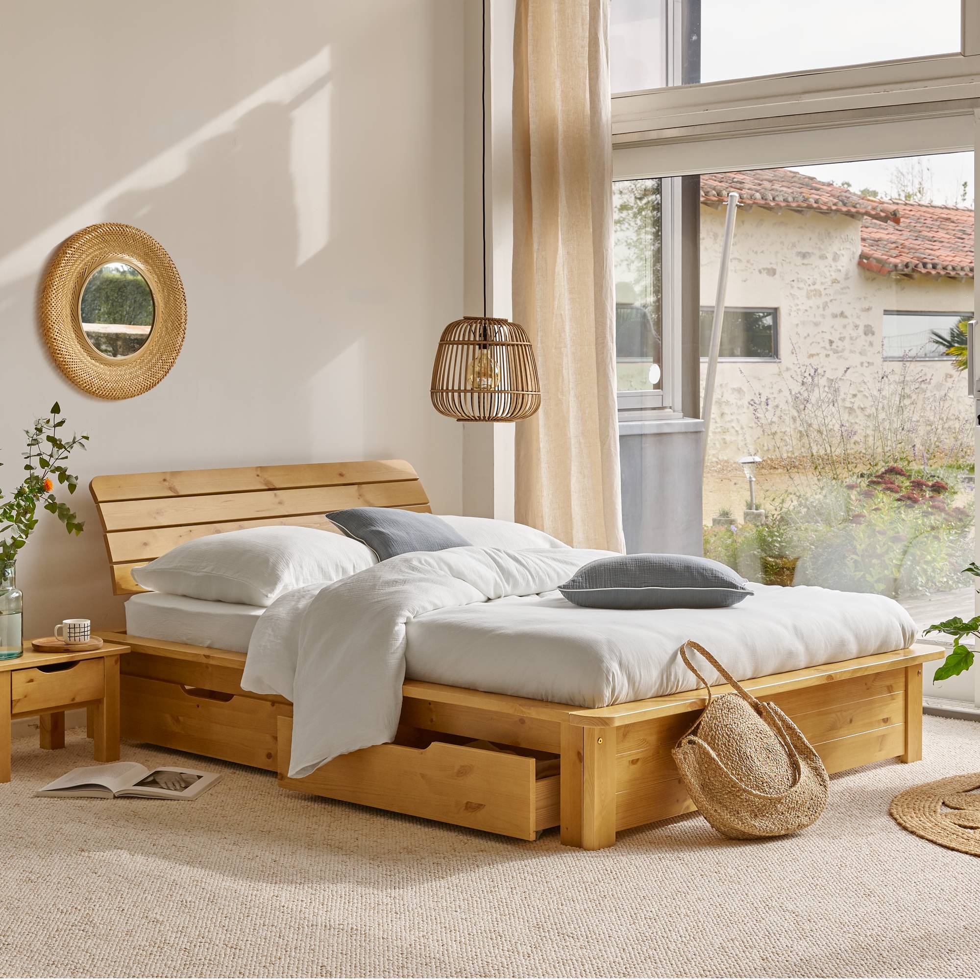 Lit rangement Tania-160 x 200 cm- | Leroy Merlin