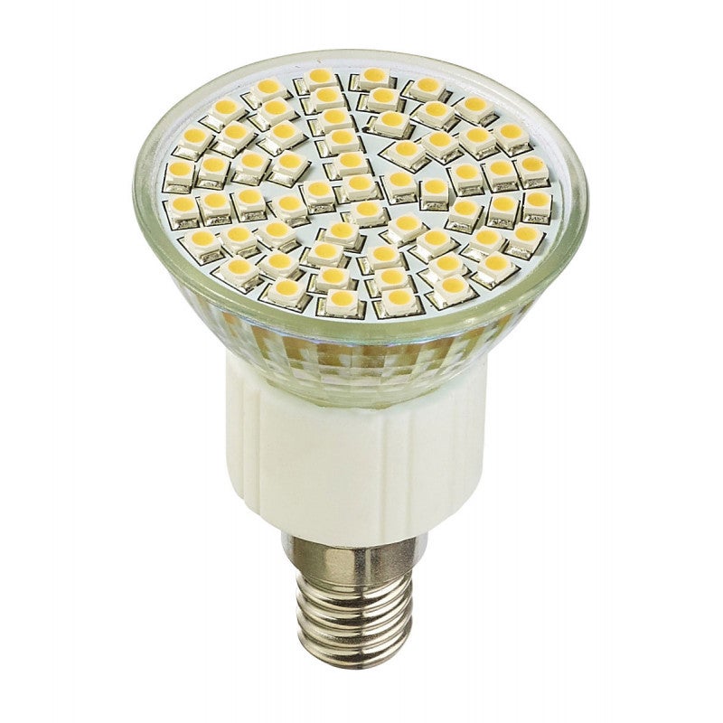 Ampoule LED E14 à 60 LED SMD 4W 250lm 120° (35W) - Blanc Neutre | Leroy Merlin