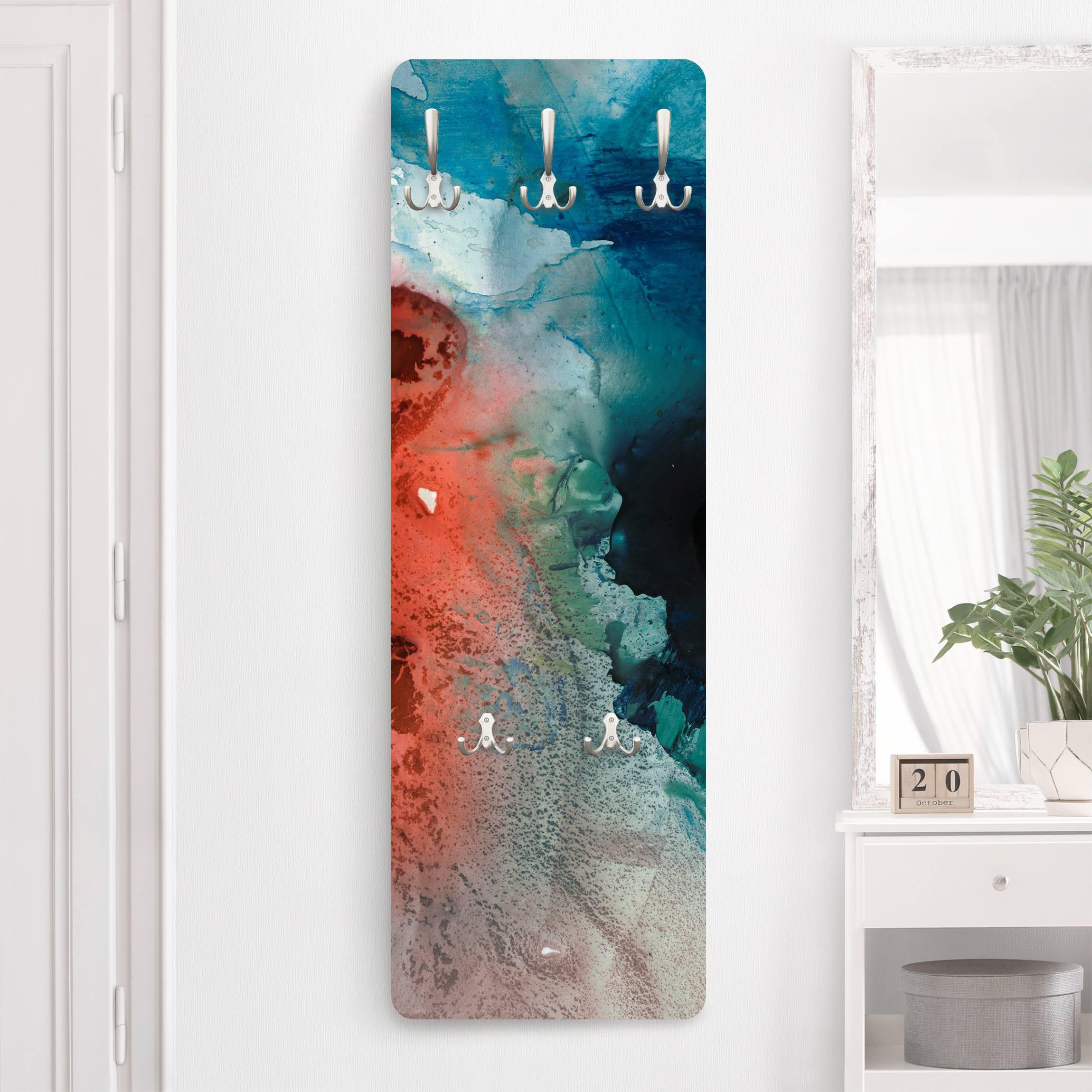 Perchero de pared motivo percha de pared madera perchero recibidor ...