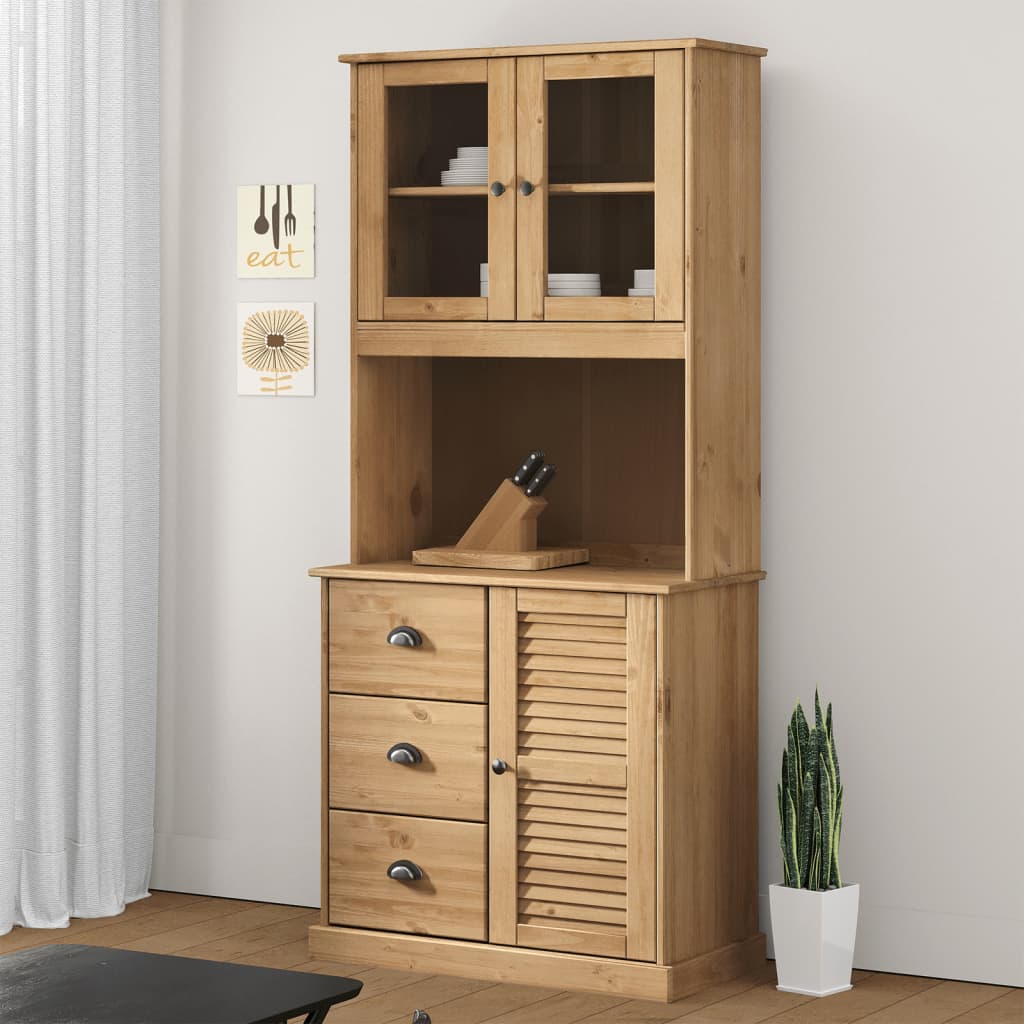 Dessus de commode VIGO 78x30x100 cm bois massif de pin vidaXL | Leroy ...