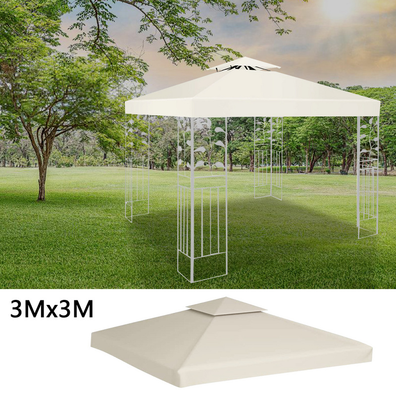Toit de remplacement Toit de pavillon 3x3M pour pergola Bâche de toit ...