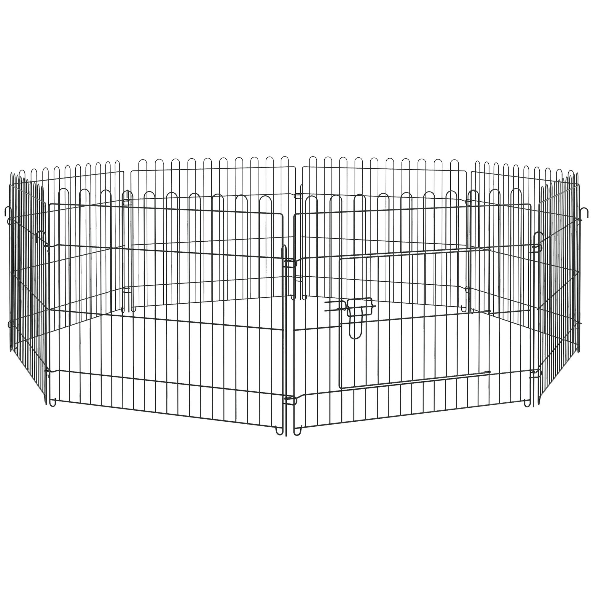 Corral para cachorros con valla flexible para exteriores, 5 tamaños, 71 ...