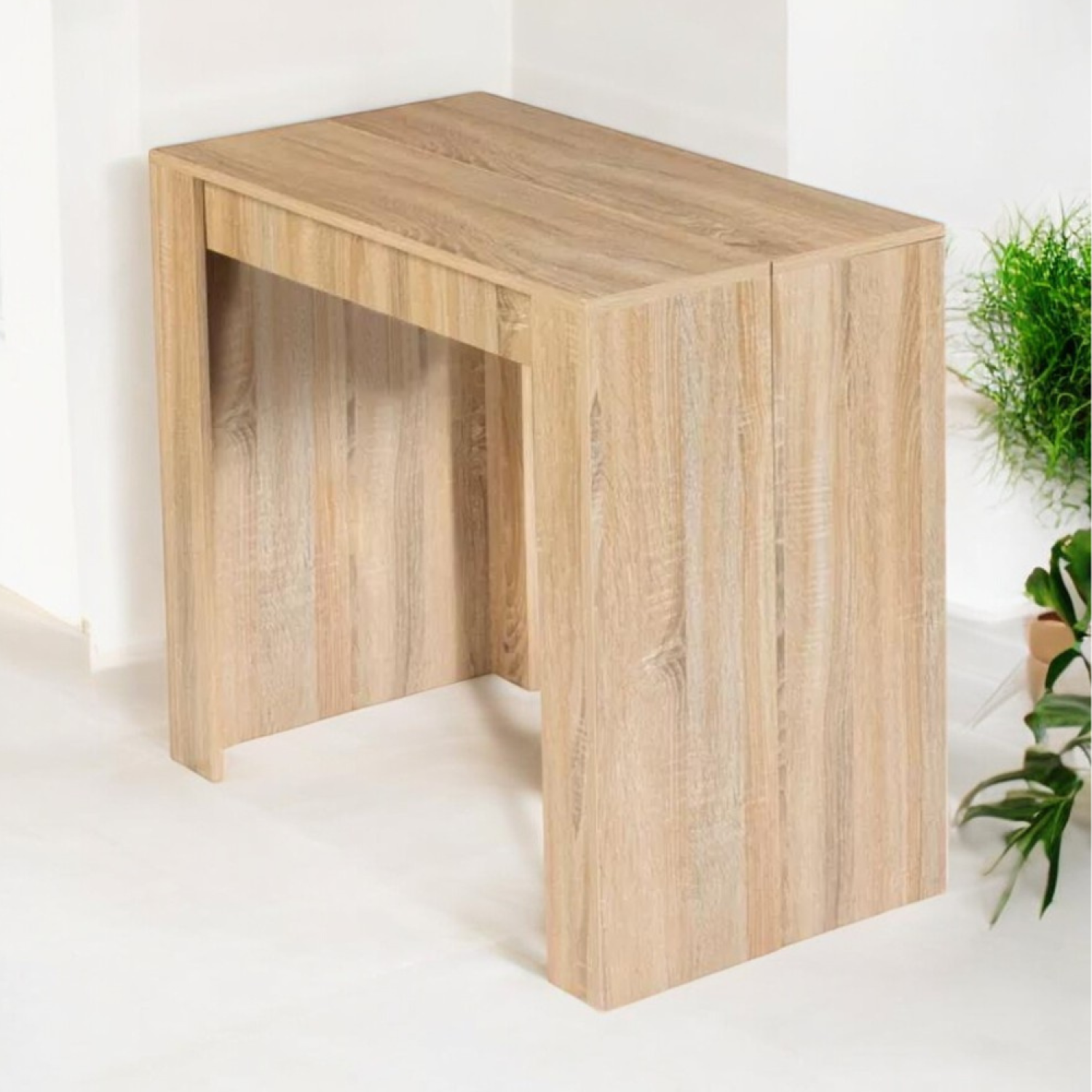 BELLI - Table console extensible en bois - 1,40 m | Leroy Merlin