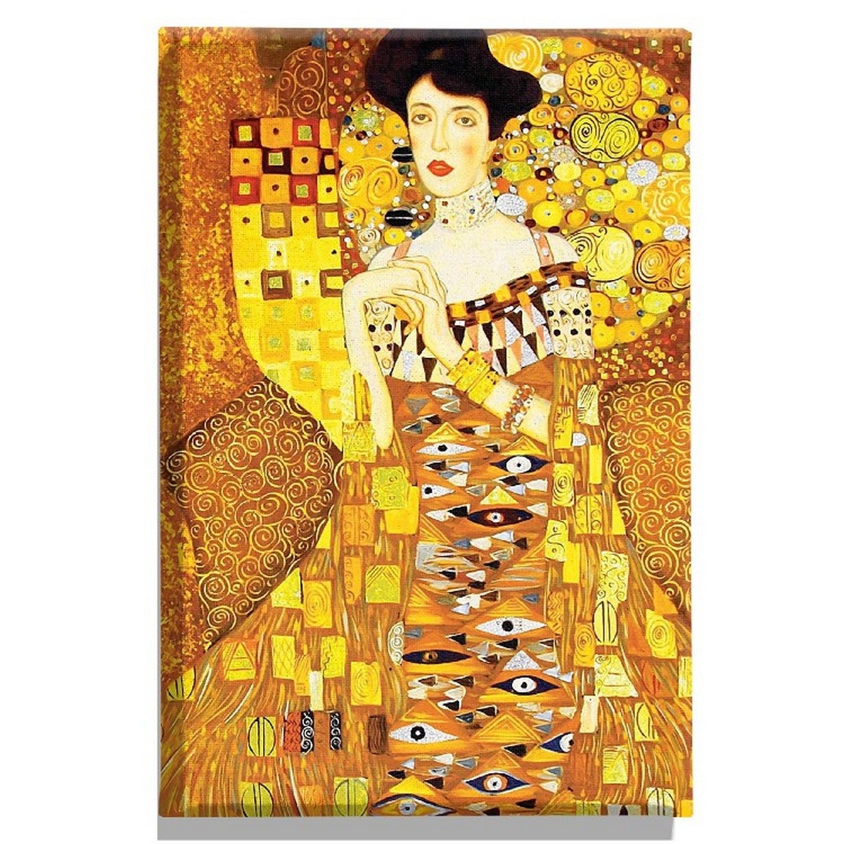 Impresión sobre Lienzo Klimt Retrato de Adele Bloch-Bauer I, Poliéster ...