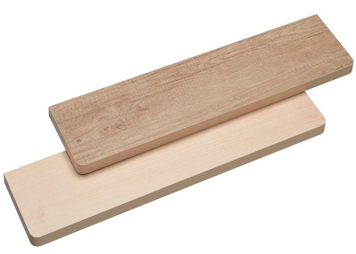 Mensola per radiatore MERVEILLE reversibile Faggio/Quercia 60x12 cm ...