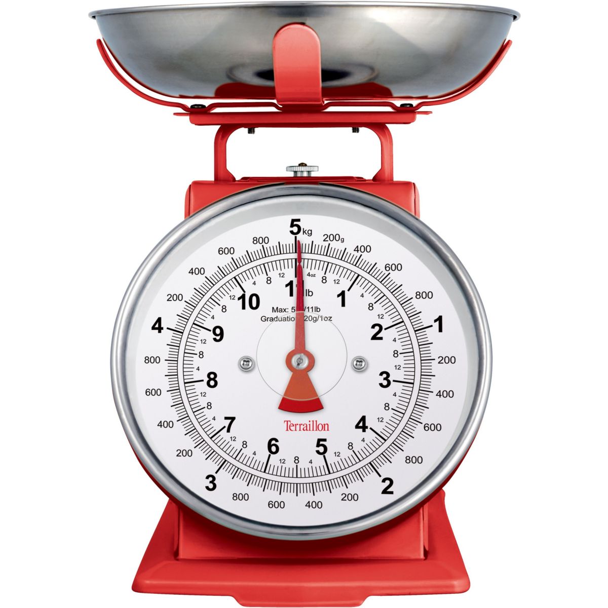 TERRAILLON - Bilancia da cucina vintage - Tara manuale, quadrante ...