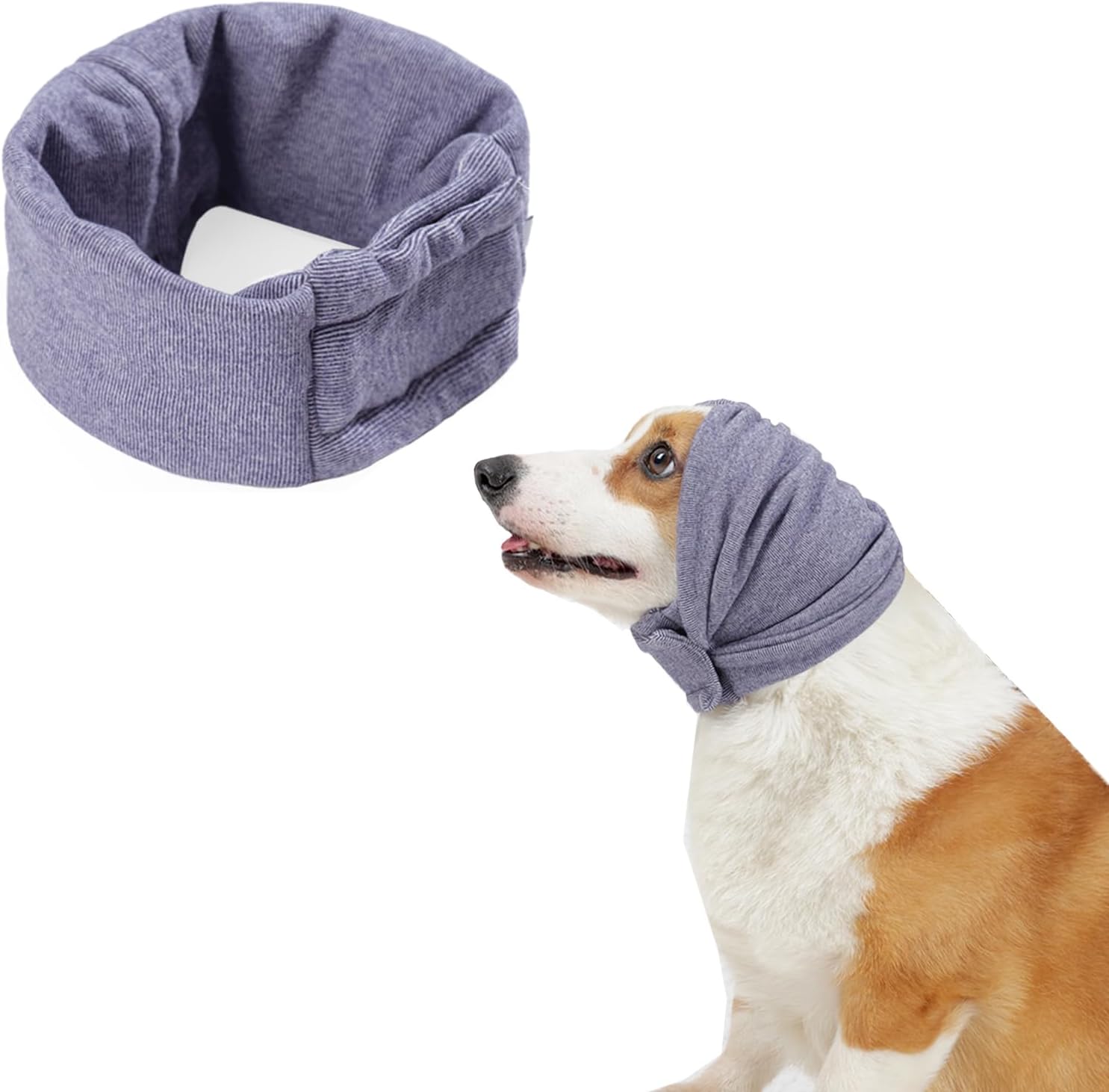 Cagoule pour animaux - M - Violet - Réglable - Protections auditives ...