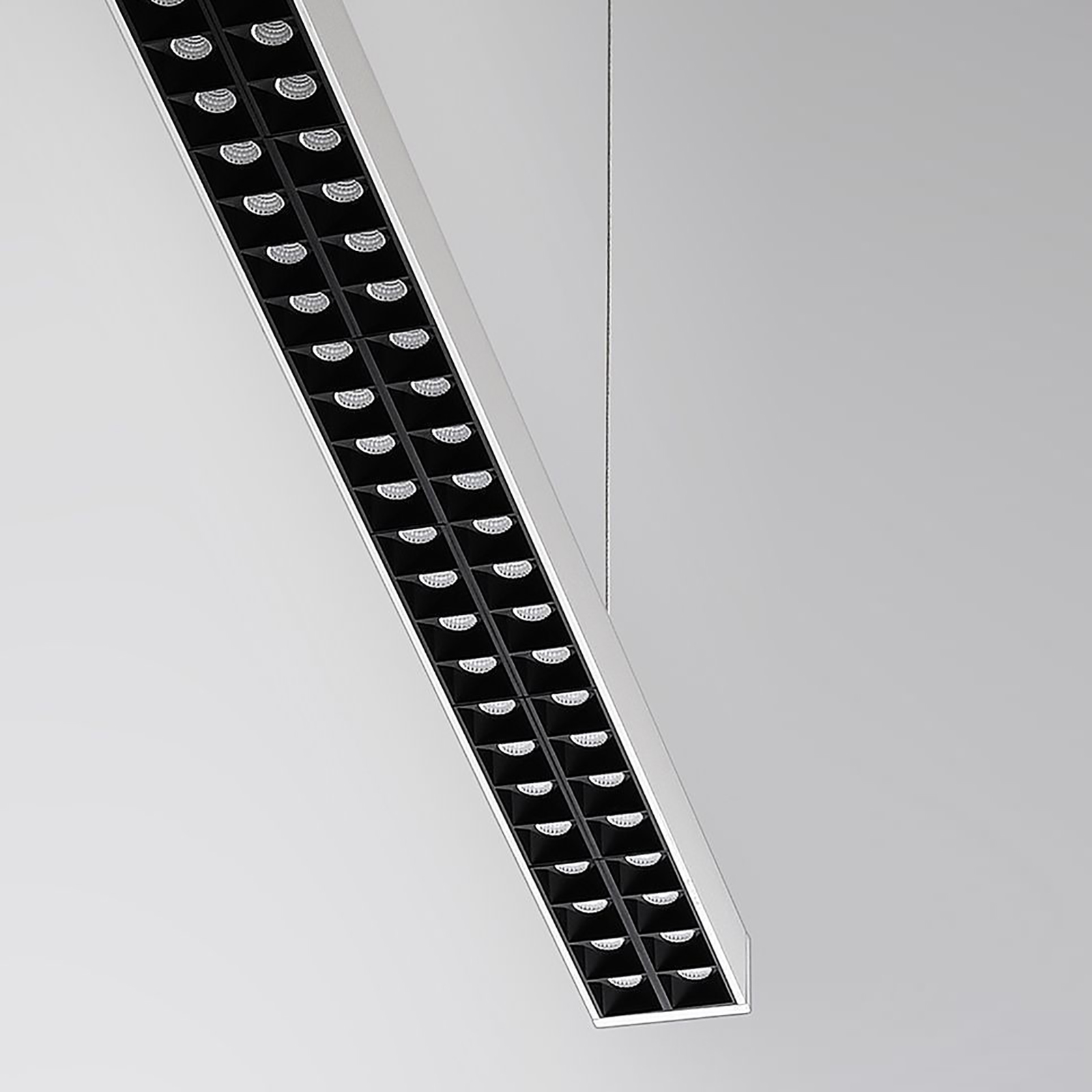 Office Three Lampada sospensione LED 60W pendente dimmerabile doppia emissione luce ufficio ...