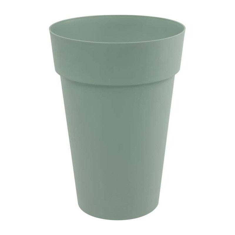 Pot de fleurs rond en plastique Ø 46 cm EDA Toscane vert laurier ...